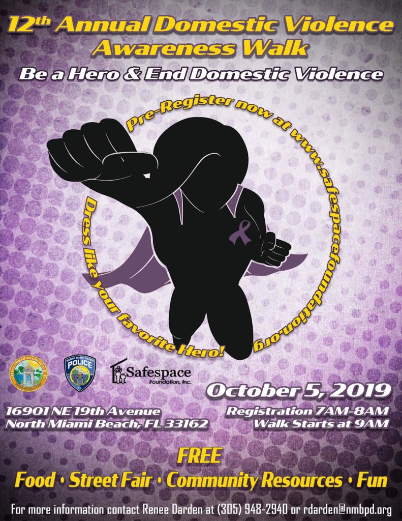 12th Annual Domestic Violence Awareness Walk | Safe Space Foundation